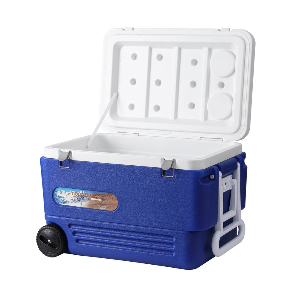 Glacio 60L Portable Ice Cooler Box With Wheels Camping Fridge – PUMPS ...