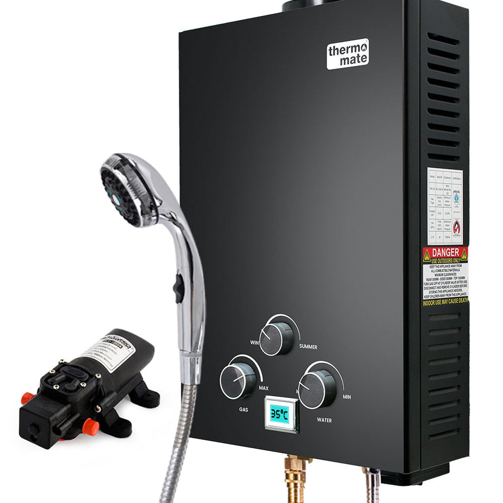 Thermomate Portable Gas Outdoor Camping Hot Water Heater System, with ...
